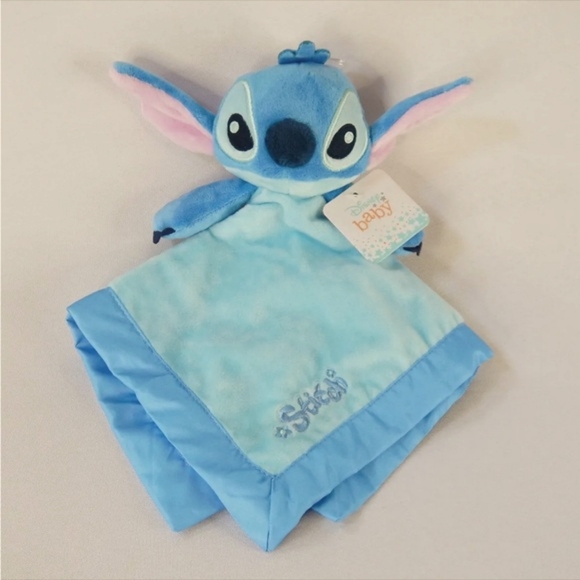 Disney | Toys | New Disney Baby Lilo Stitch Blue Plush Doll Security ...
